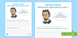 Abraham Lincoln for Kids | Social Studies | Twinkl USA