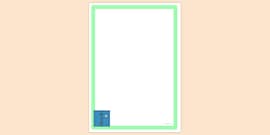 FREE! - Navy Blue Page Border - Primary Resources - Twinkl