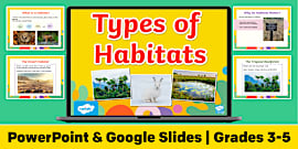 Types of Ecosystems PowerPoint & Google Slides for 3rd-5th