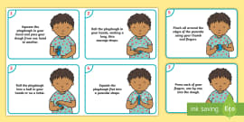 EYFS Modelling Dough Play Activity Cards (teacher made)