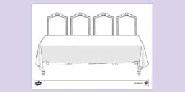 Deck Chair On Beach Colouring Sheet | Colouring Pages