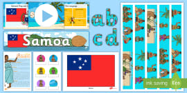 Lord's Prayer in Samoan Display Poster