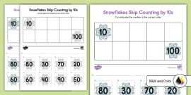 Skip Counting by 5s Cut and Paste Activity (Teacher-Made)