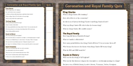 Coronation Bingo | Twinkl Party (teacher made) - Twinkl