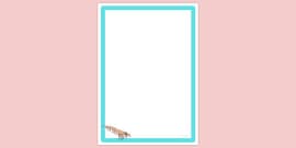 FREE! - Prawn Shrimp Border | Page Borders | Twinkl - Twinkl