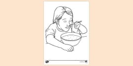 FREE! - Tasting Crumpet Colouring Sheet | Twinkl Resources