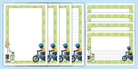 Simple Blank Stop Page Border | Page Borders | Twinkl