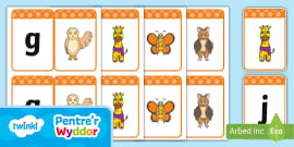 Poster Arddangos Pentre'r Wyddor (teacher made) - Twinkl