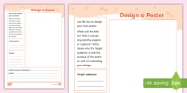 Design Process A4 Display Poster - Australia YR 3 and 4 Design Technology