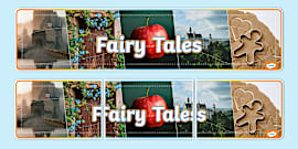 Fairy Tales Display Banner (teacher made) - Twinkl