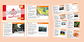 * NEW * KS1 Canada Fact File - Geography (teacher made)