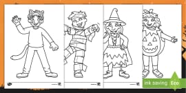 Halloween Costume Worksheet (teacher made) - Twinkl