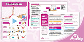 Year 1 Gymnastics Balance Lesson 4 - Points and Patches