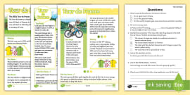 Tour de France PowerPoint French (teacher made) - Twinkl