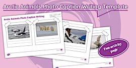 Arctic Animals Fact File Template - Twinkl