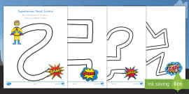 Superhero Word Mat (teacher made)