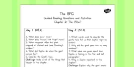 AF Questions for Guided Reading - KS1 and KS2 Resources