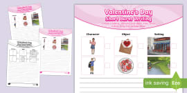 My Valentine's Day Poem Writing Template (teacher made)