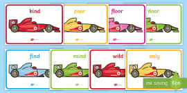 FREE! - Racing Car Ordinal Number Posters (teacher made)