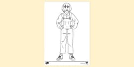 Boy Scout Colouring | Colouring Sheet (teacher made)
