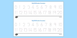 Letter Formation Worksheet A-Z - Foundation Stage