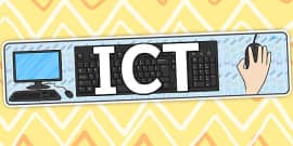 FREE! - ICT Page Borders - ICT, computers, page border, a4 border, template