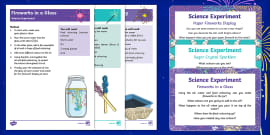 EYFS Fizzy Fireworks Science Experiment and Prompt Card Pack