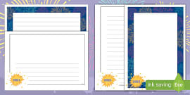 Monthly Events Page Border Pack (teacher made)