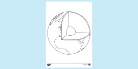 The Earth's Crust Colouring Sheet | Colouring Sheets