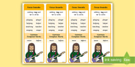 Level 6 Week 30 Spelling Bookmarks (teacher made) - Twinkl