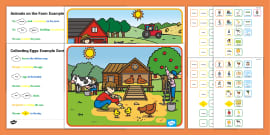 Colourful Semantics Visual Cue Display Posters - Twinkl