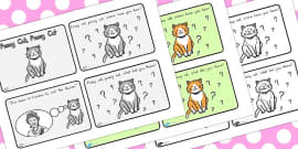 Pussy Cat Pussy Cat Sequencing (4 per A4) (teacher made)