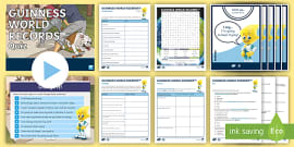 FREE! - Guinness World Records Classroom Quiz (teacher made)