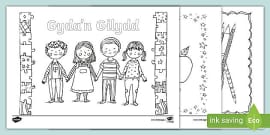 Back to School Themed Mindfulness Colouring English/Italian