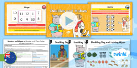 Doubling and Halving PowerPoint (teacher made) - Twinkl