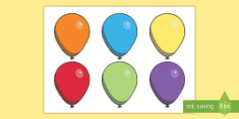 👉 Editable Balloon Templates | Classroom Organization | Twinkl