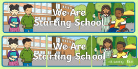 Getting Ready for School Visual Aid (Ages 5 - 7)