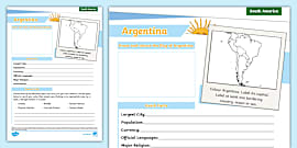 Argentina Word Search, Argentina Wordsearch, Argentina