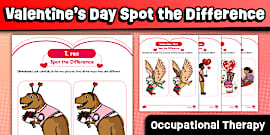Valentine's Day Themed Spot the Difference