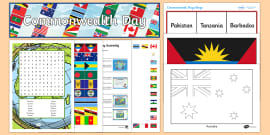 53 Commonwealth Country Flag Colouring Sheets Pack - countries