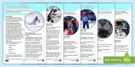 Winter Paralympics Coloring Sheets | Twinkl Resources