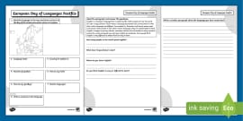 FREE! - What Languages are Spoken in Wales Fact File Activity