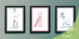 FREE! - Simple Blank Cave Cricket Page Border | Twinkl