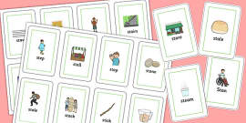 SL Flash Cards - sen, sound, special educational needs, sl, flash cards