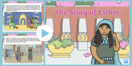 The Story of Esther Bulletin Board Borders - bible story