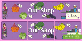 Role Play Shop Activity Pack - Primary Resource