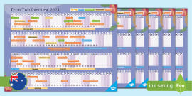 Teacher Planner Blank Term Planning Overview (teacher made)