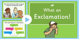 Question Mark, Full Stop or Exclamation Mark? Differentiated