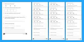 Heart Word Practice Sheets Primer Set 1 (teacher made)