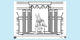 FREE! - Throne Room Colouring | Colouring Sheets - Twinkl